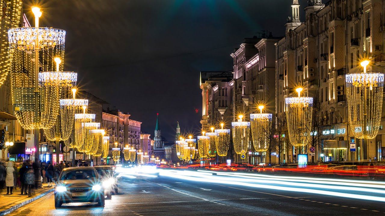 Новогодняя Москва. Тверская улица (13.01.23)