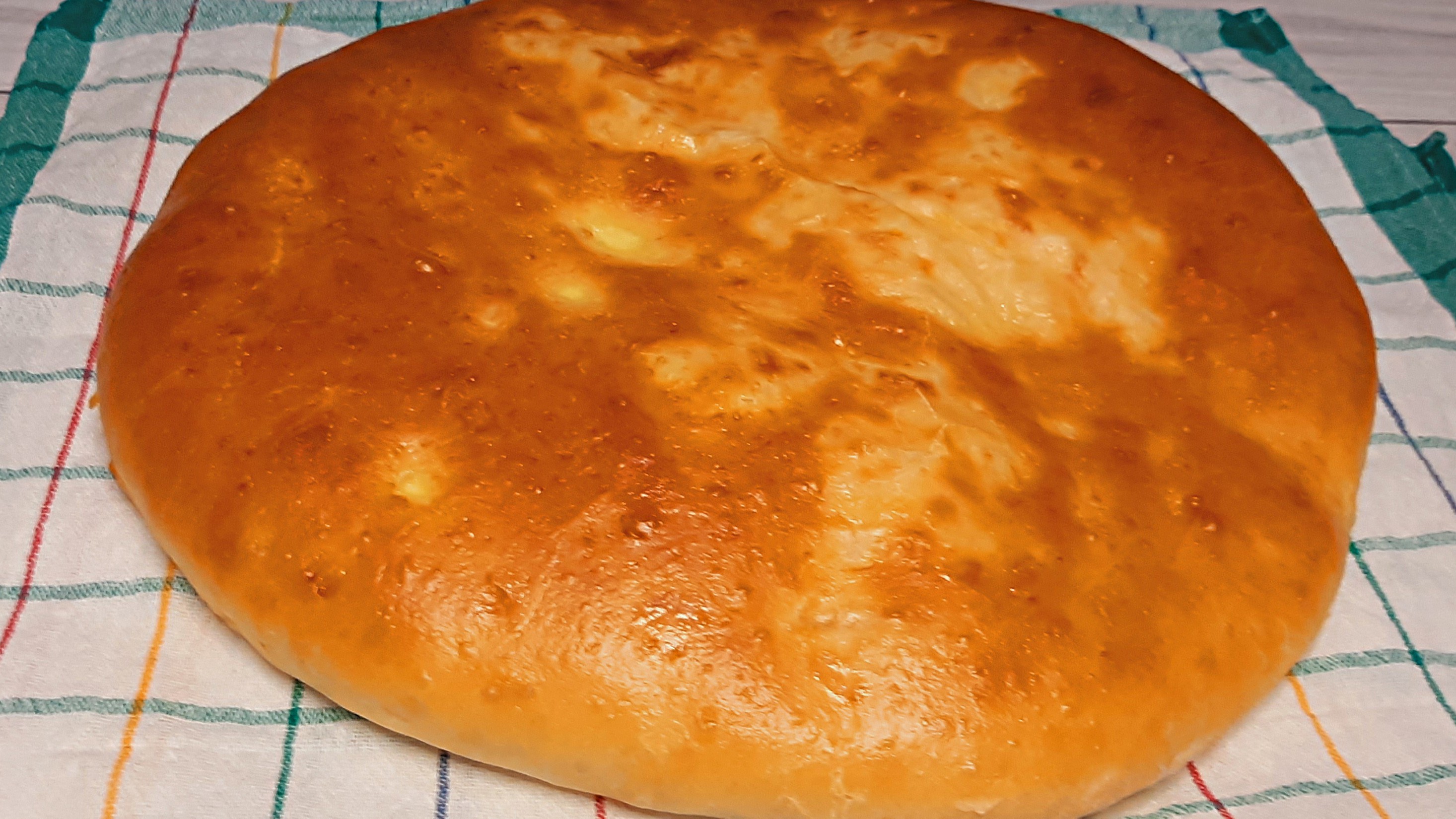 Лепешка с картошкой и сыром