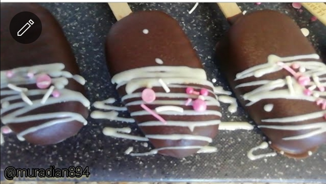 Без выпечки _Пирожное эскимо_идея для детского праздника.