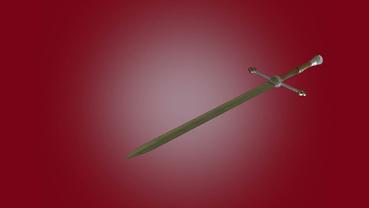 3D model Claymore Sword