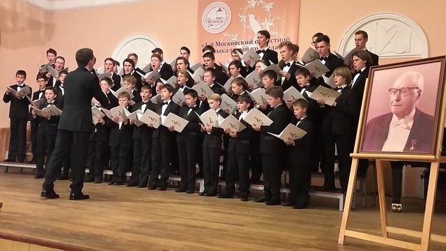 "Помышляю день страшный", А.Архангельский. Хор мальчиков и юношей училища им.Свешникова, 20.10.18