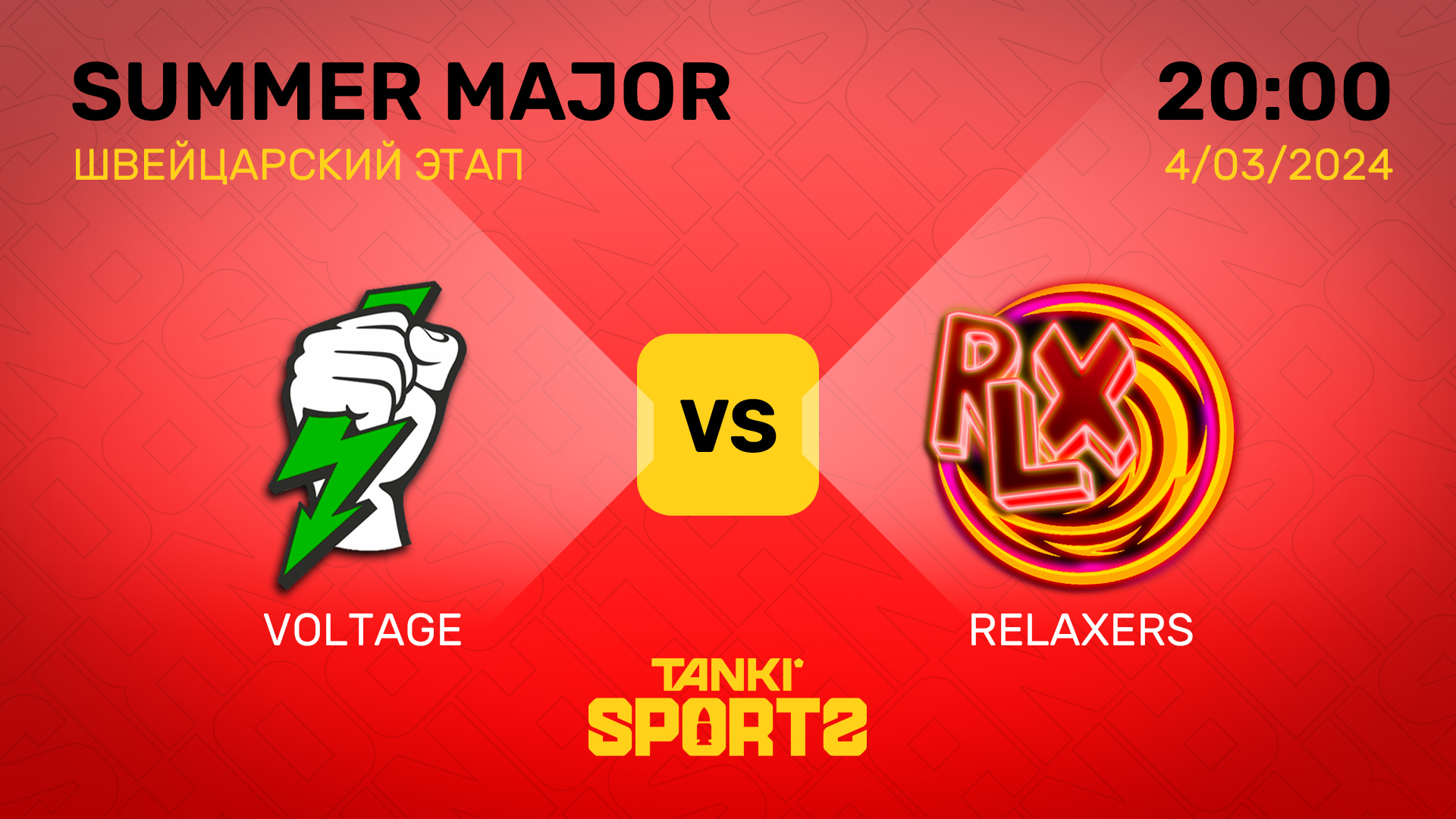 VOLTAGE vs RELAXERS   SUMMER MAJOR 2024   RANKINGS II   04.03.2024