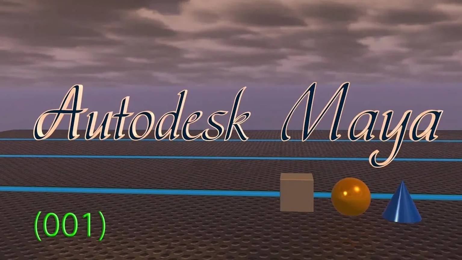 Autodesk Maya - Speed Modeling мультяшная избушка