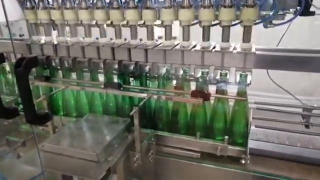 Линия розлива газированных напитков.