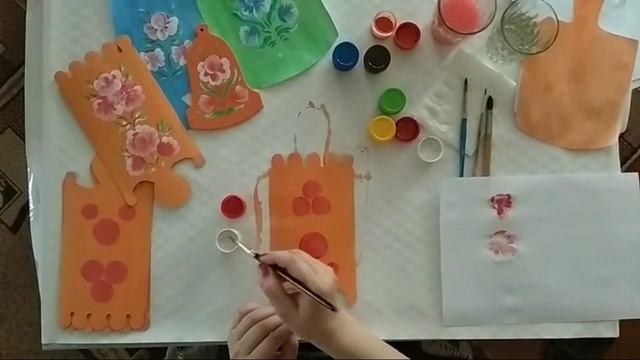 Мастер-класс по свободно-кистевой росписи