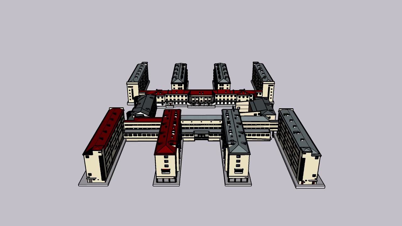 3D модель Ленина, 52 / Дом Госпромурала