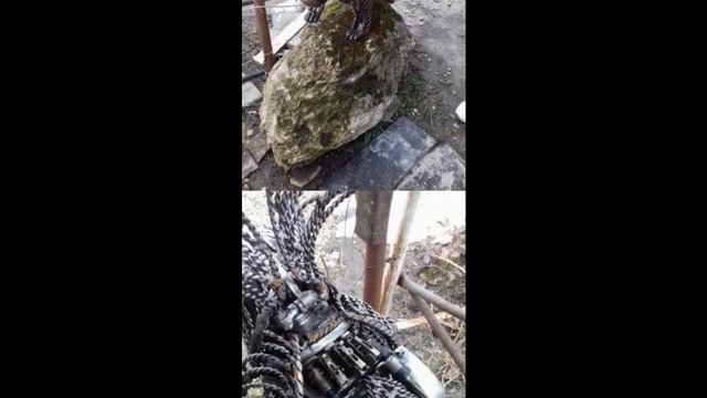 Скульптуры в саду.mp4