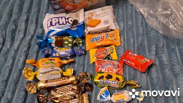 Магазин Пятерочка, обзор сладких новогодних подарков