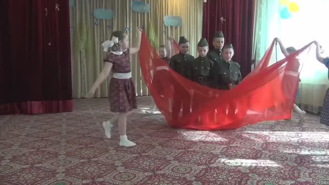 Танец - а закаты алые. 9 мая в детском саду. Танец на День Победы