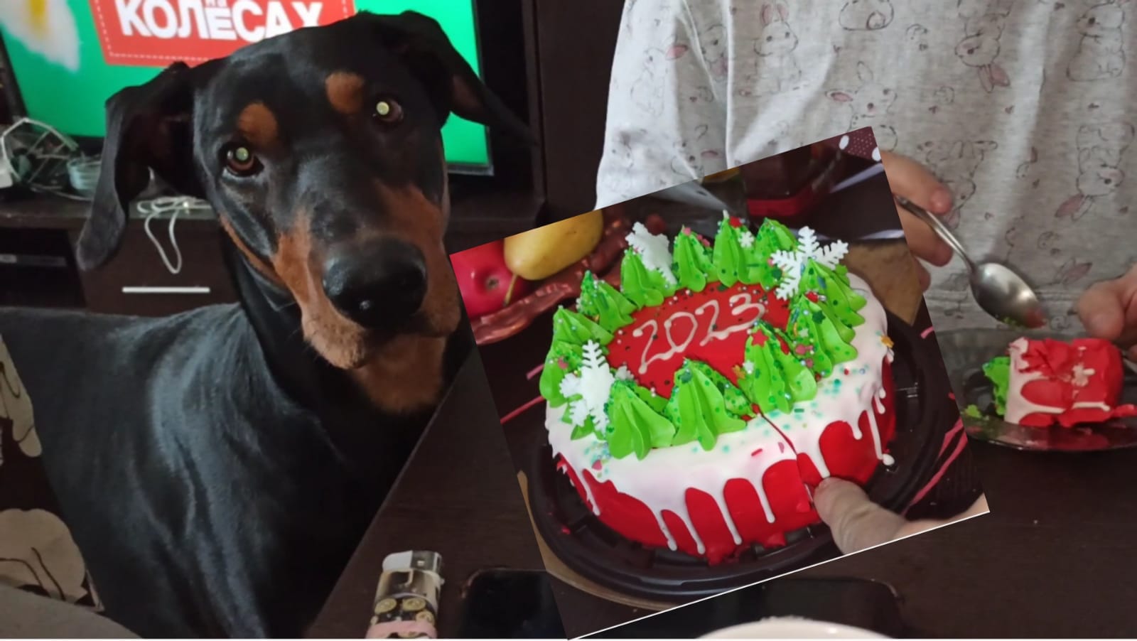 На праздник праздничный тортик.