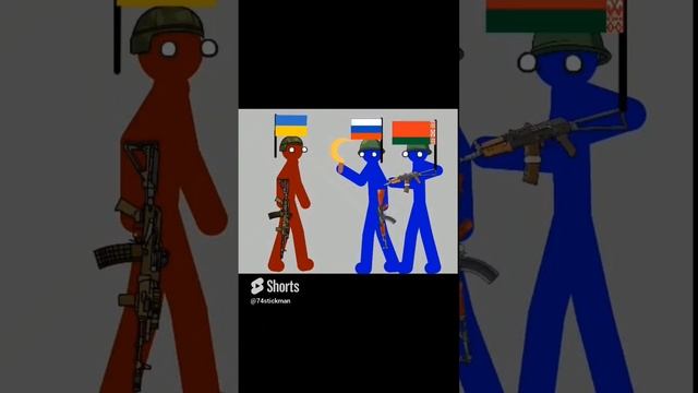 Stickman Animation - Russia and their past with Ukraine and Belarus.