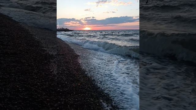 Тамань закат море волны музыка