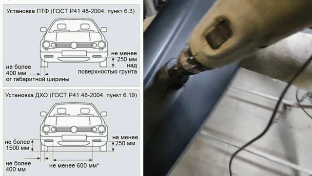 Делаем противотуманки из линзованных лампочек Н4
