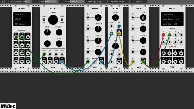 02. Расширяем наш патч на VCV Rack