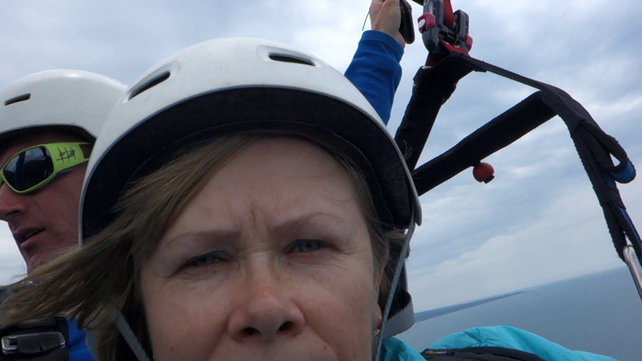 Абхазия Полет на параплане над Гагрой