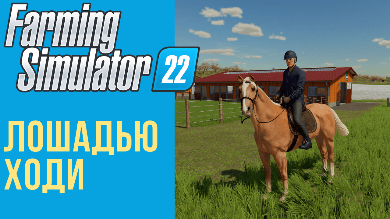 ? Всё о лошадях в Farming Simulator 22