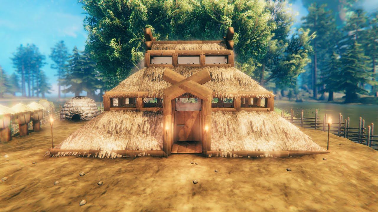Как Построить Необычный Стартовый Дом В Valheim 2024