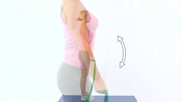 13. Сгибание локтя со спортивной лентой хватом «молоток».