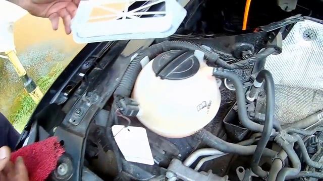 Установка доп фильтра салона в vw Tiguan