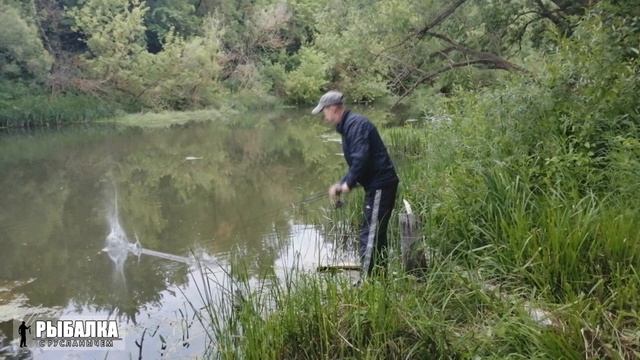 Псих на рыбалке. Бросил удочку