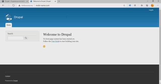 Установка Drupal на хостинг