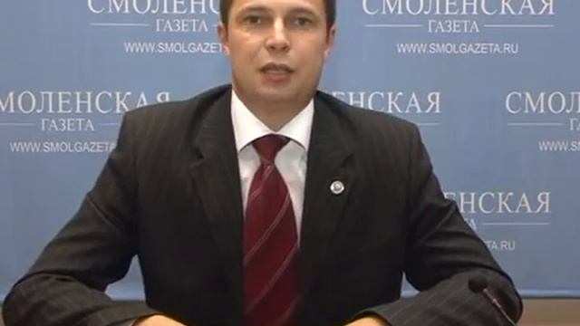 Евгений Сафронов в редакции «Смоленской Газеты»