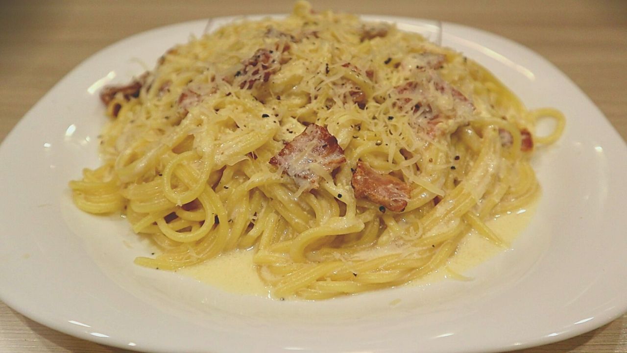 Паста Карбонара! Идеальное блюдо Итальянской кухни.