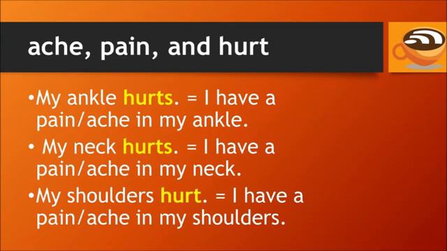 Confusing English Words_ Difference between Ache, Pain, and Hurt