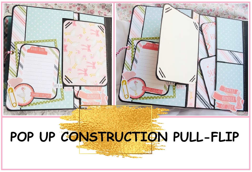 СКРАПБУКИНГ МАСТЕР КЛАСС / ФОТОАЛЬБОМ ДЛЯ ДЕВОЧКИ "Rock-a-bye baby" СТРАНИЦА №3 / CRAZY PAPER