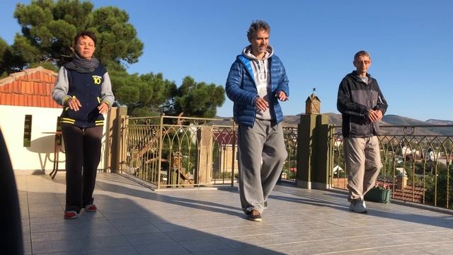 "Танец" - упражнение из комплекса Цигун в Шагах "Сяояобу"