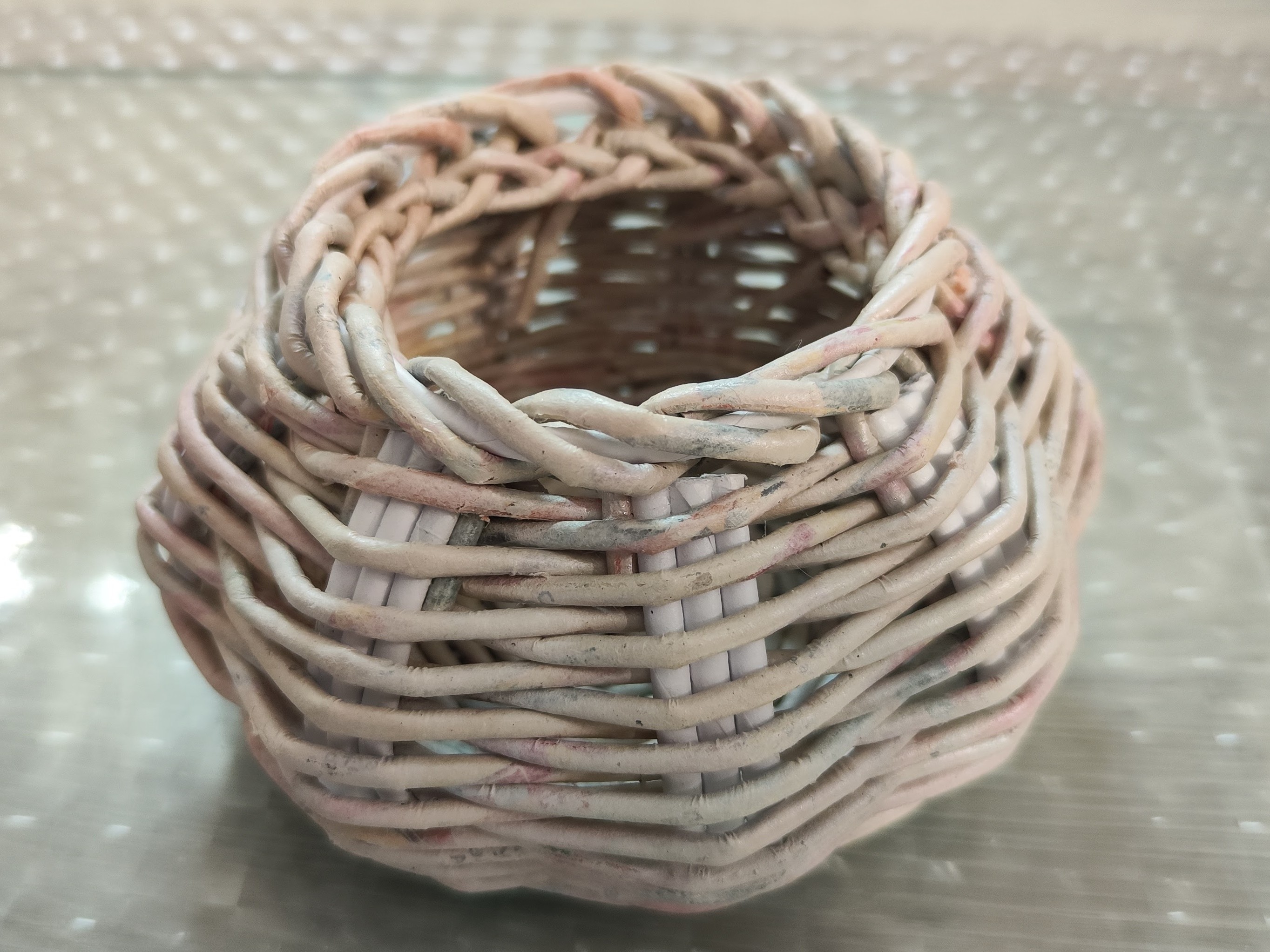 МК. Валик из бумажной лозы. #373