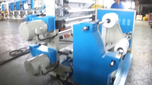 Флексографическая машина JH_FF-40100BN, печать в 2 потока, тип печати 2+2