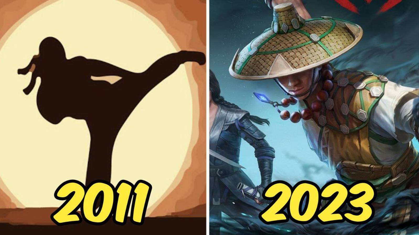 Эволюция серии игр Shadow Fight (2011-2023)