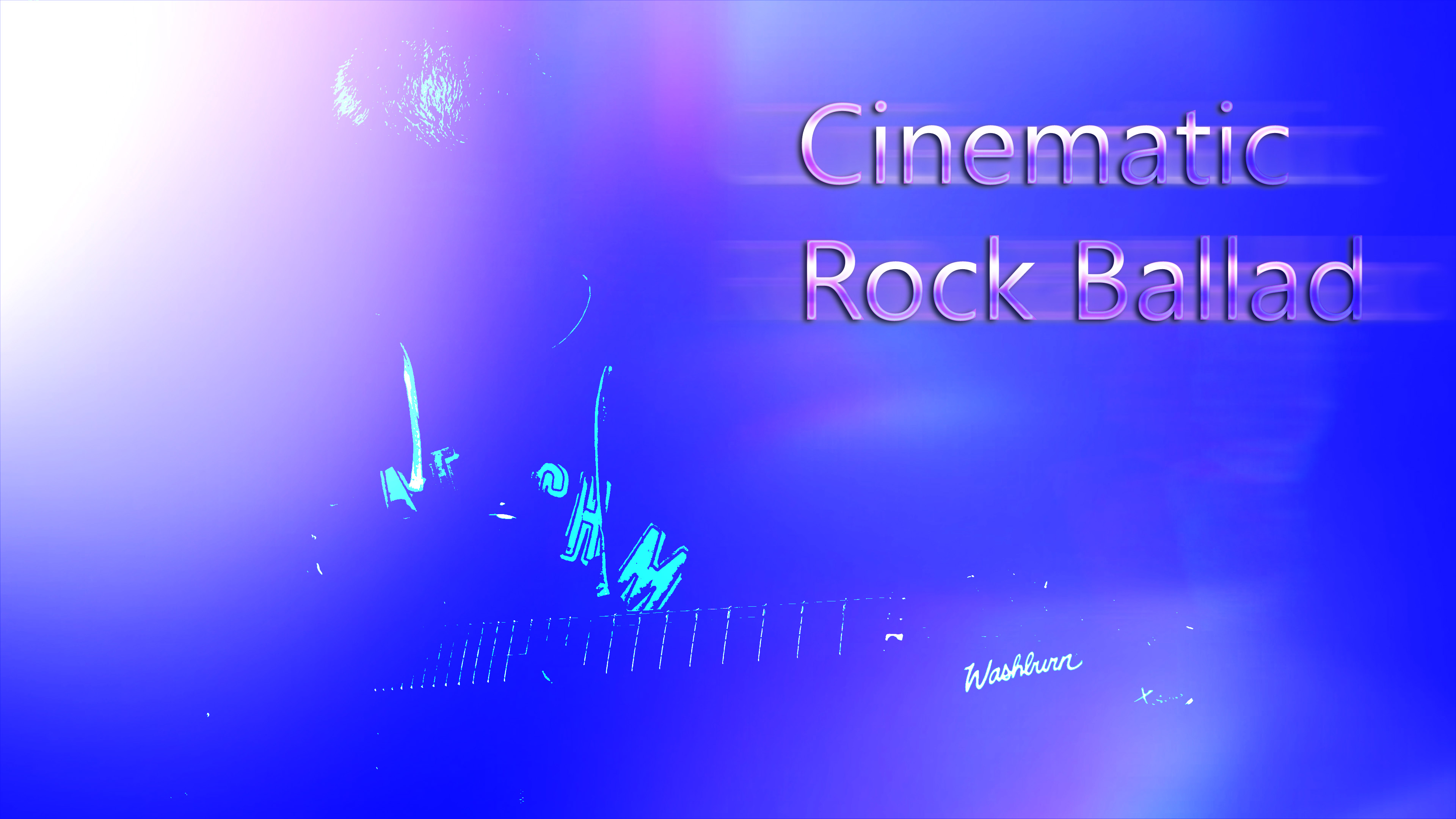 Cinematic Rock Ballad Guitar Backing Track Jam in B Minor by Roman Borisenko 4K