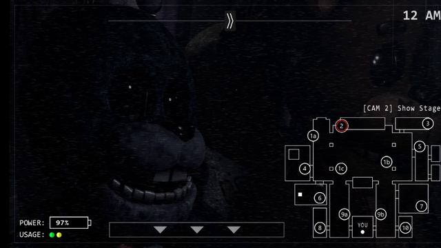 Прохождение ФНАФ + вторая ночь.