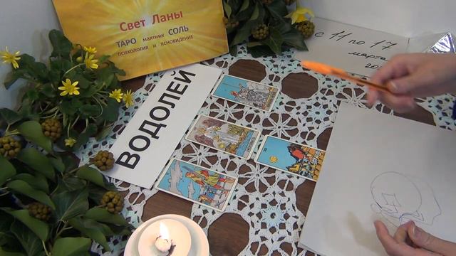 11 - ВОДОЛЕЙ - прогноз ТАРО - с  11.03.2024г. по  17.03.2024г. + Послание от Высших Сил.