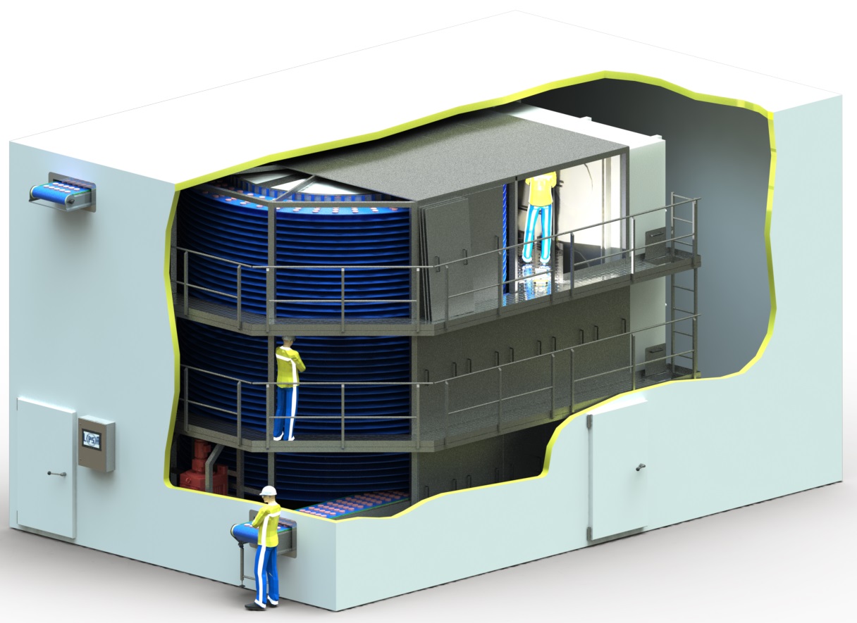 Спиральный фризер