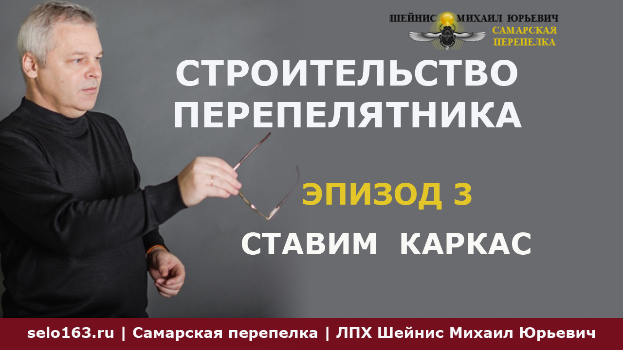 Строительство перепелятника. Эпизод 3. Сваи и каркас