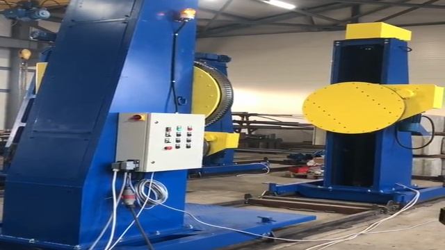 Кантователь Двухстоечный с подъемом за центра серии ГРП-КД-ПЦ-15000М - "Группа 17"