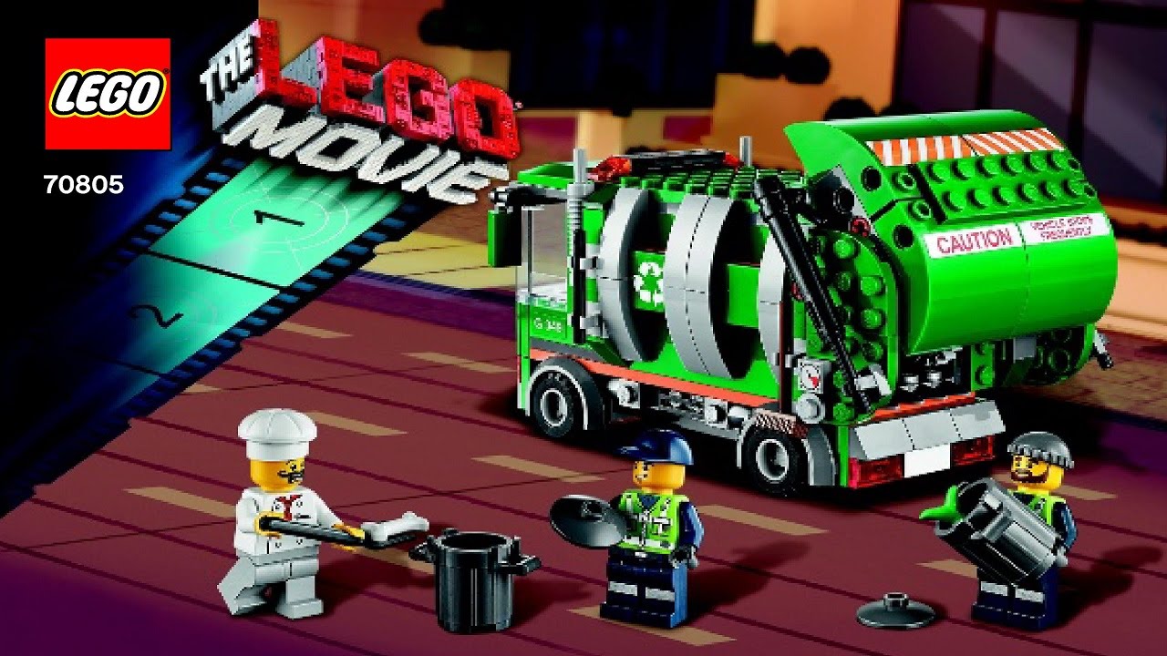 Мусоровоз Lego Movie 70805 - Скоростная сборка Lego