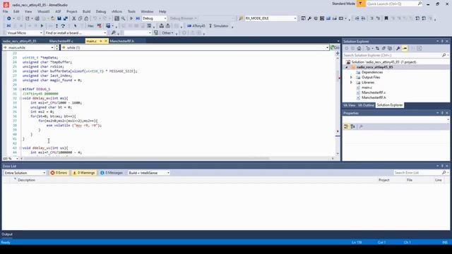 Видеоинструкция о том как применять stimuli файл в среде Atmel Studio