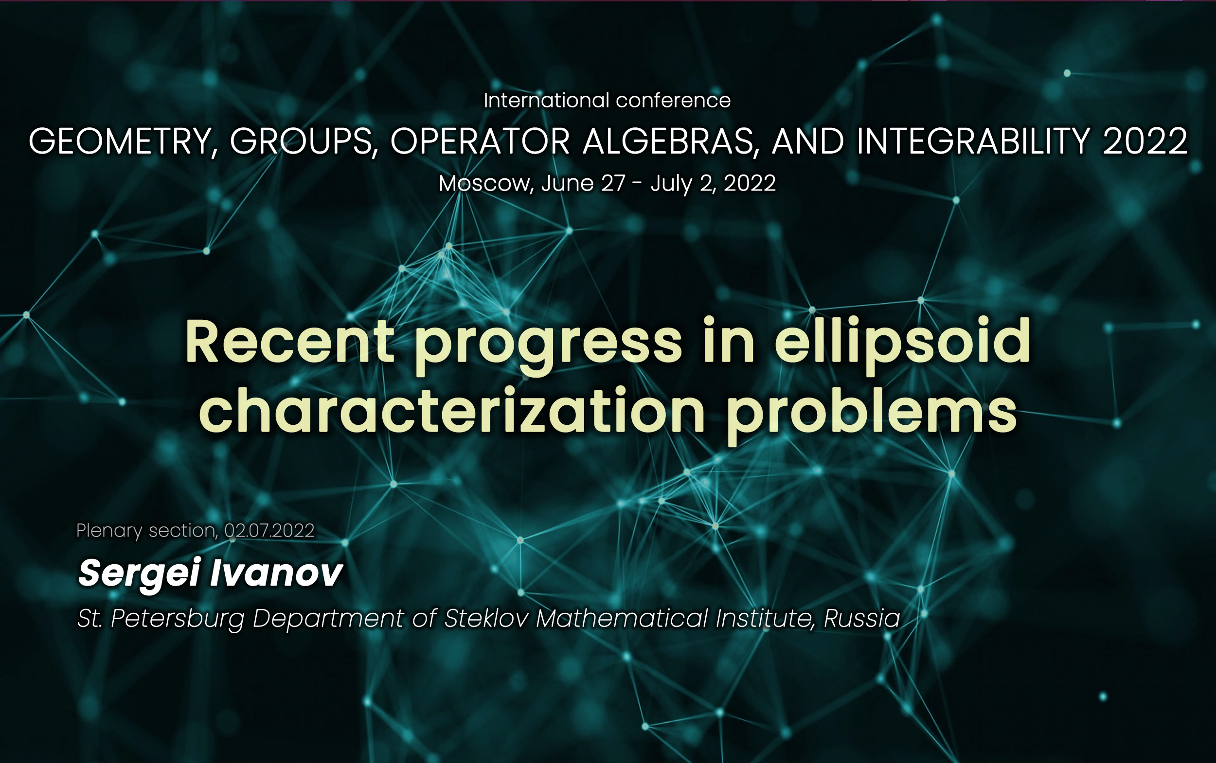 Recent progress in ellipsoid characterization problems