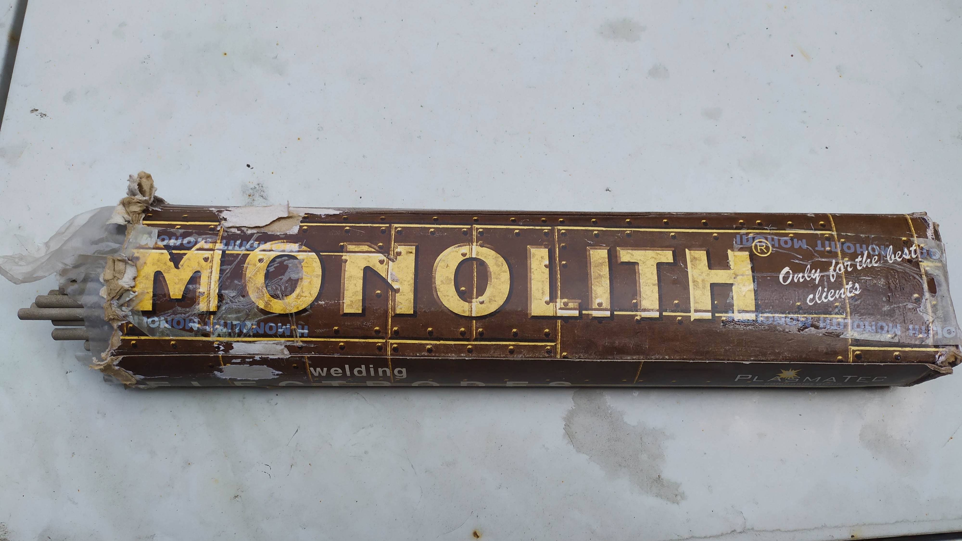 Старые, добрые, одни из самых лучших электродов "Монолит "ПлазмаТек" г.Винница.