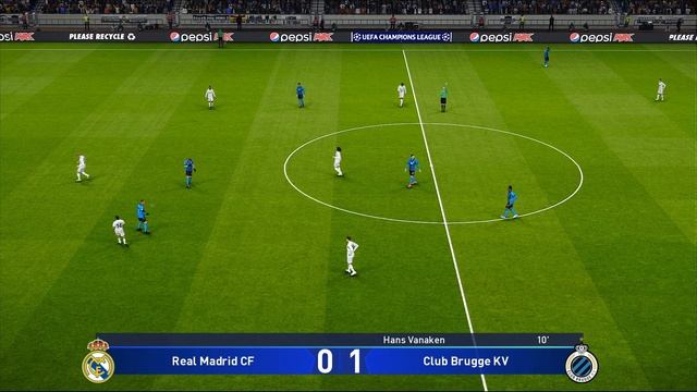 eFootball PES. Лига Чемпионов. Брюгге - Реал Мадрид #50