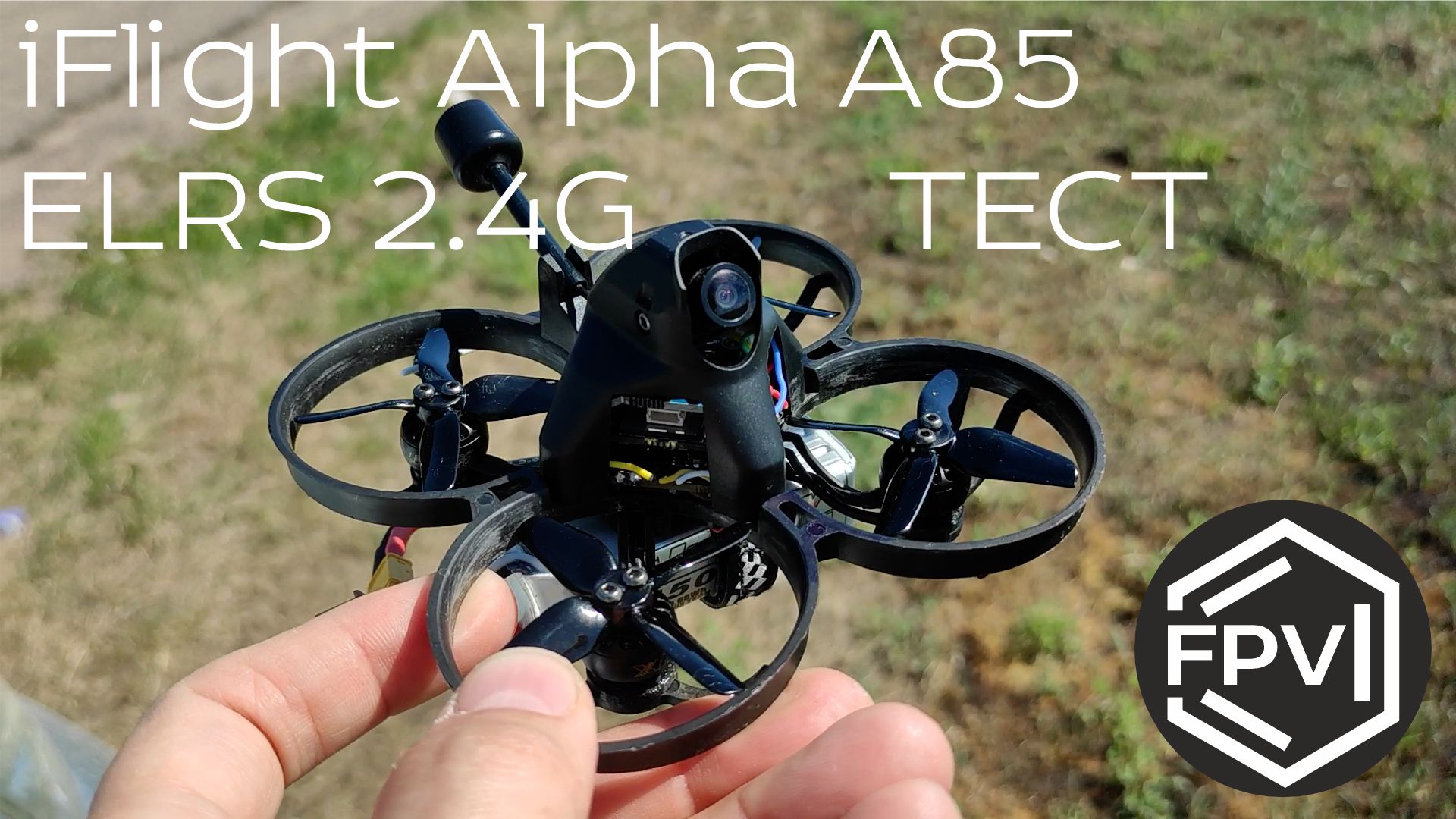FPV Drone iFlight Alpha A85 c ELRS 2.4G тесты дальности и стабильности - система работает на 1Вт