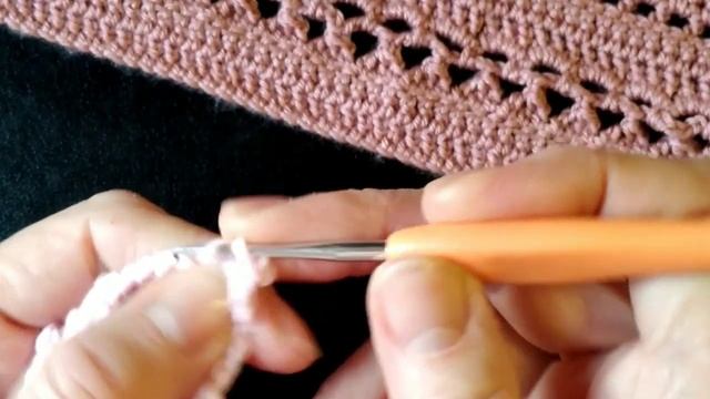 ?Отличный узор для вязания крючком?_ просто и красиво?вяжем вместе ?