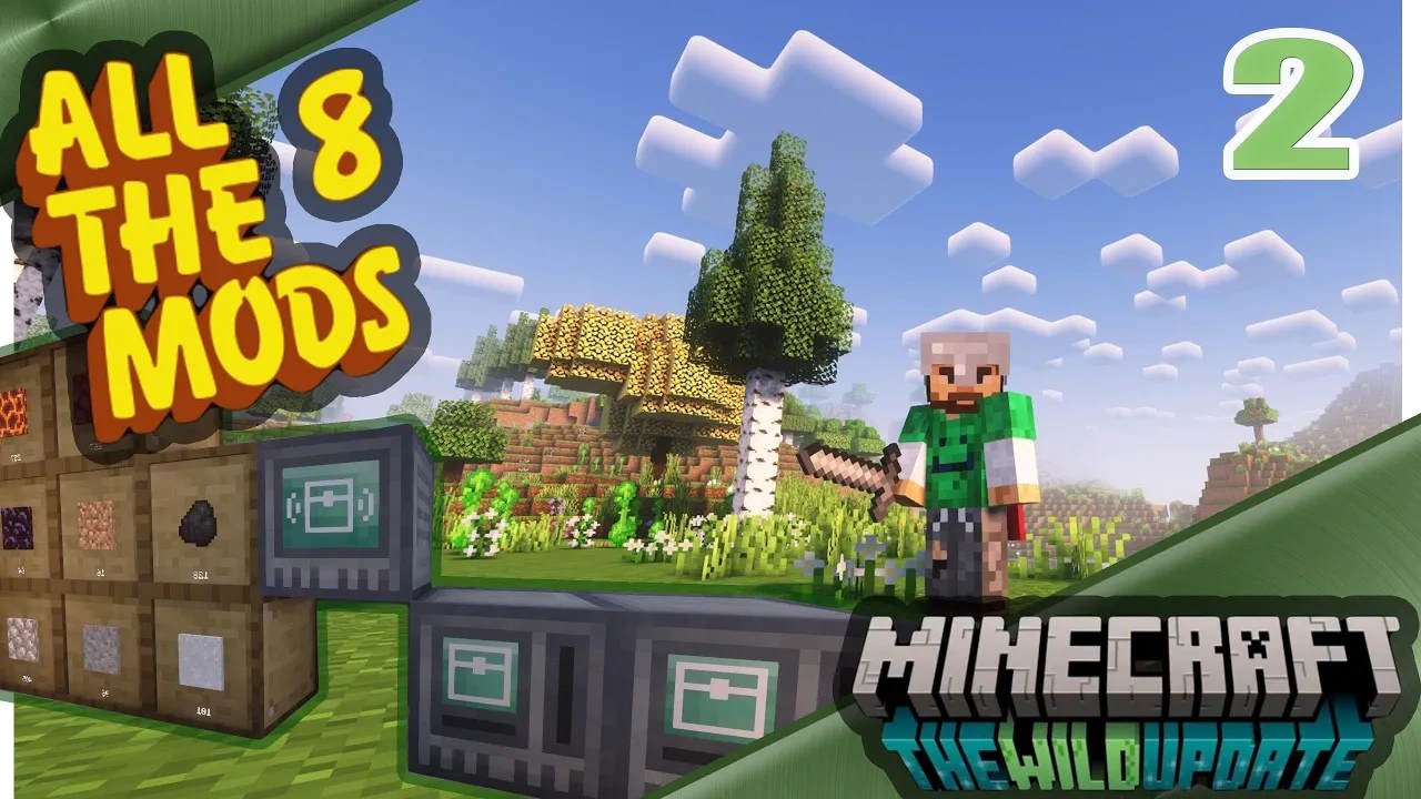 ATM8 Первый спуск в пещеры и Незер Storage Scanner minecraft 1.19.2 Начало #atm8 #allthemods8