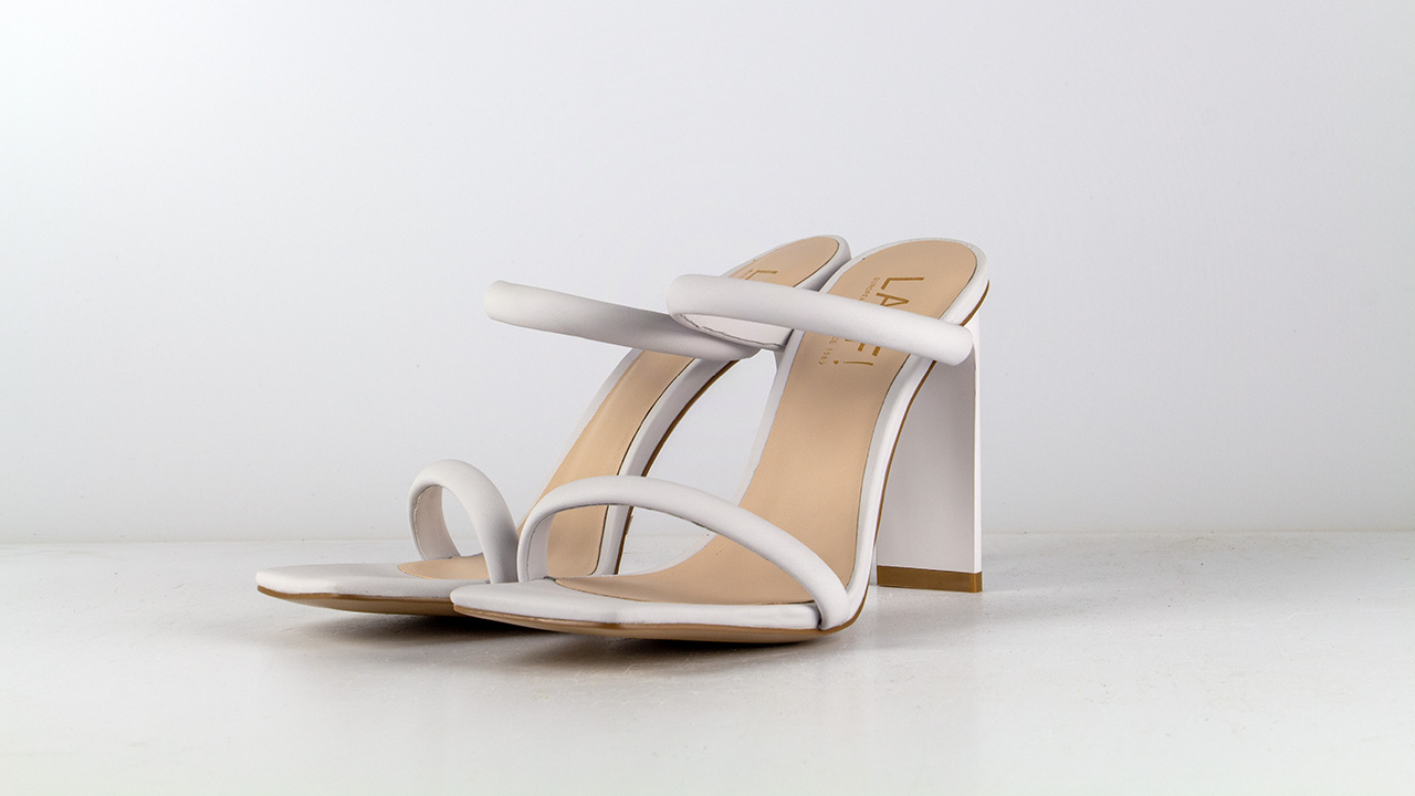 Сабо Lauf! женские белые F100-A62-3