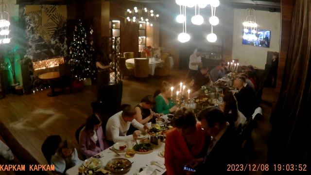 Свадьба Чарли и Гали в ресторане