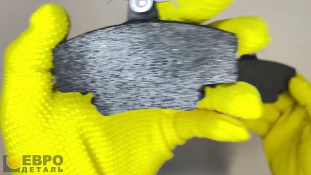 Колодки тормозные передние для Renault Logan, Lada Largus v8 - ЕВРОДЕТАЛЬ - ED4-300R